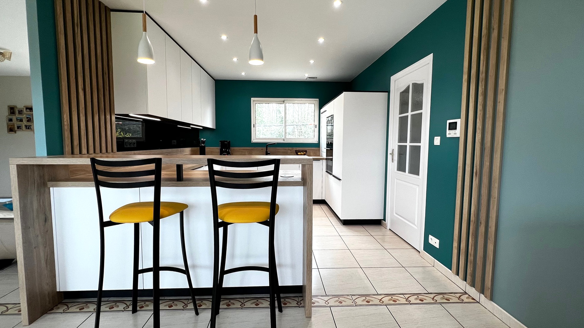 Fabrication d'une Cuisine en U avec retour